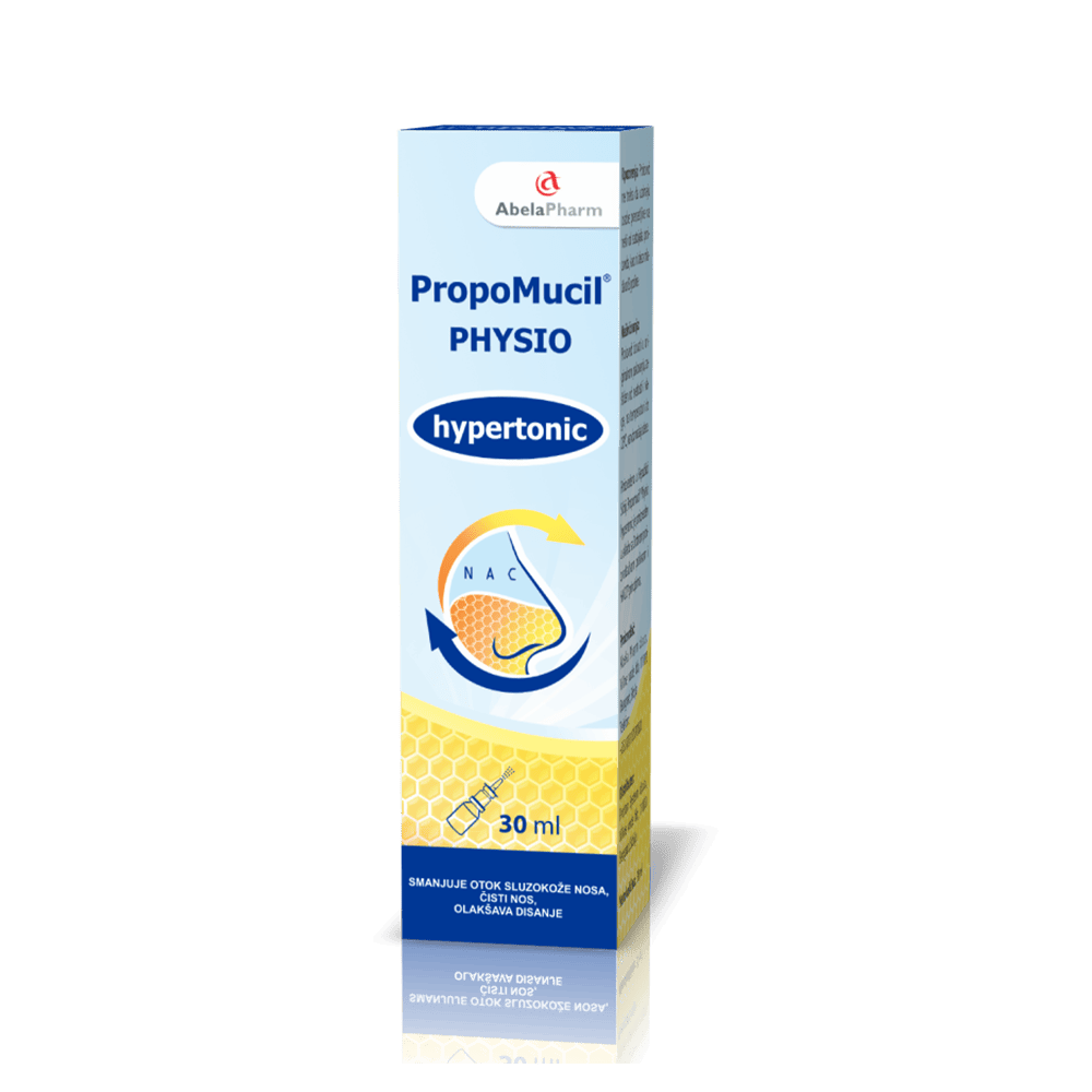 PROPOMUCIL® PHYSIO HYPERTONIC FIZIOLOŠKI RASTVOR, 30 ML