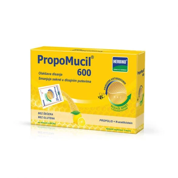 PROPOMUCIL® PRAŠAK 600 MG, 5 KESICA