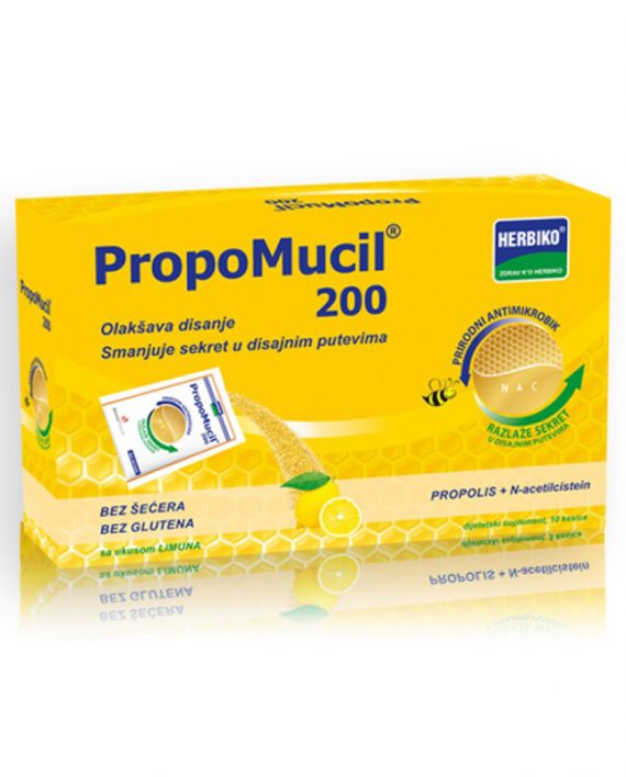 PROPOMUCIL® KESICE 200 MG , 10 KESICA