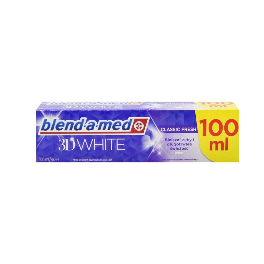 BLEND-A-MED 3D WHITE CLASSIC FRESH PASTA 100ML