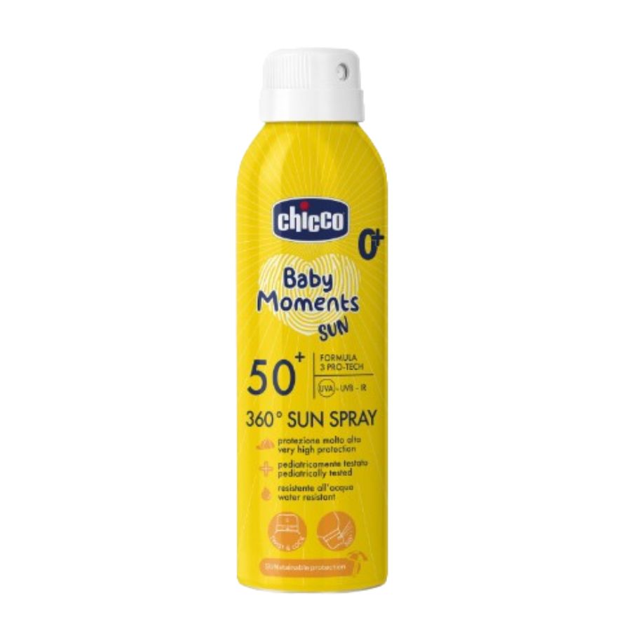 CHICCO BABY MOMENTS SUN 360c ZAŠTITA OD SUNCA OD ROĐENJA SPF50+ SPREJ 150ML