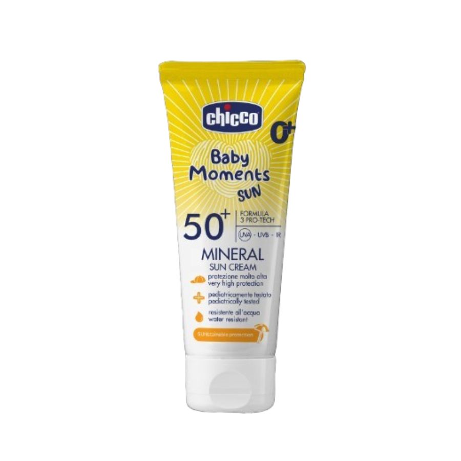 CHICCO BABY MOMENTS SUN MINERALNA KREMA ZAŠTITA OD SUNCA SPF50+ 75ML