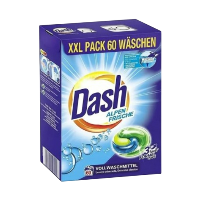 DASH ALPEN FRISCHE KAPSULE ZA PRANJE VEŠA 60 KOM