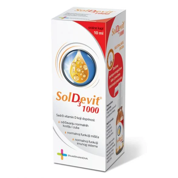 SolDevit® 1000 vitamin D3 sa dozirnom pumpom