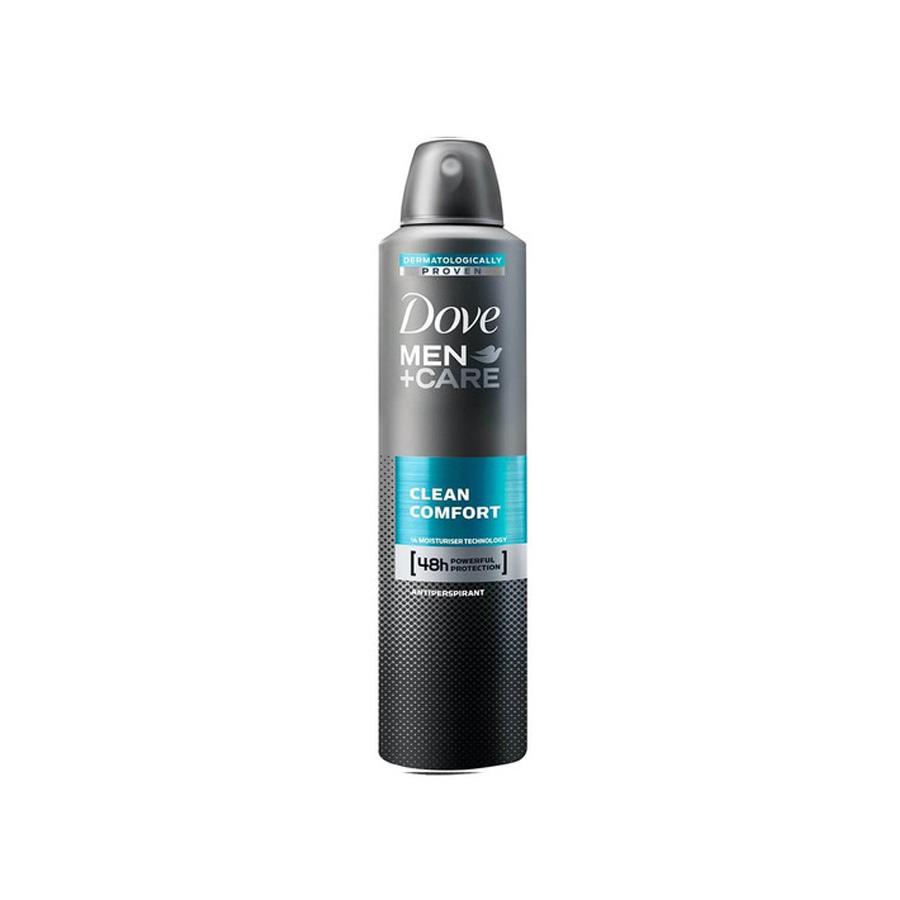 DOVE CLEAN COMFORT MEN DEO 250ML