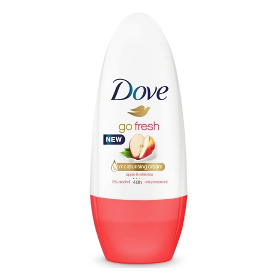 DOVE GO FRESH APPLE&WHITE TEA SCENT ROLL ON 50ML