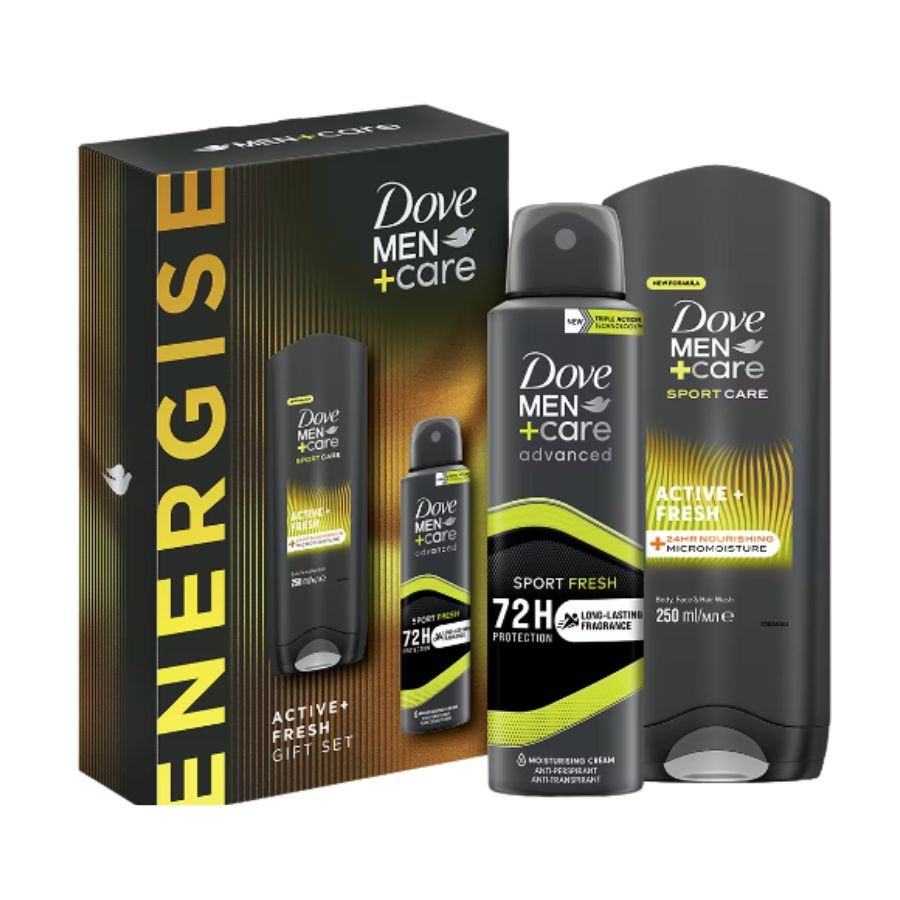 DOVE MEN SPORT ENERGISE SET (SHOWER GEL+DEO)