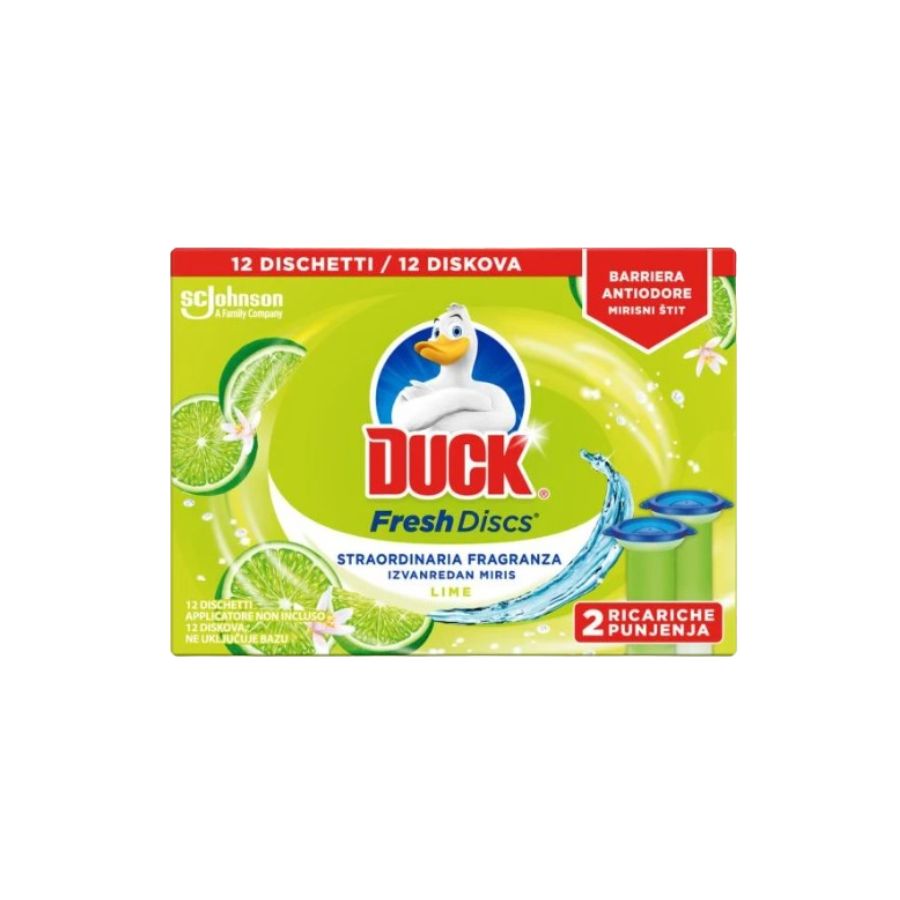 DUCK LIME FRESH DISCS WC OSVEŽIVAČ DOPUNA 72ML