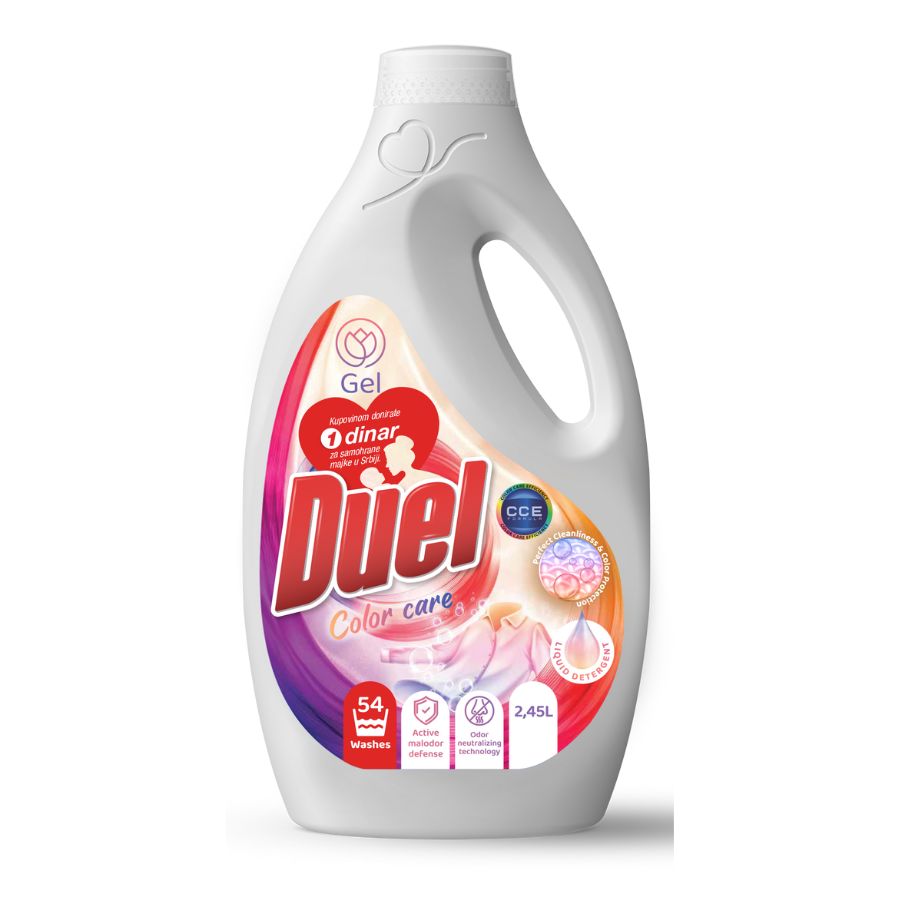 DUEL COLOR CARE TEČNI DETERDŽENT 2.45L