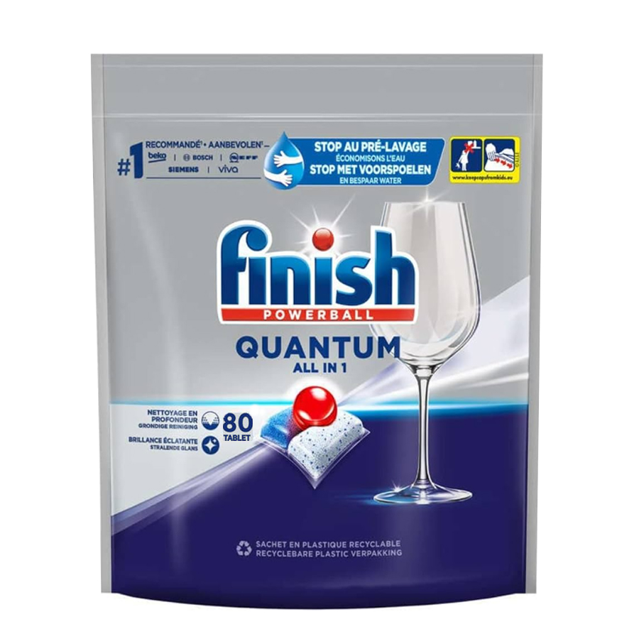 FINISH ALL IN ONE QUANTUM TABLETE ZA MAŠINSKO PRANJE 80 KOM