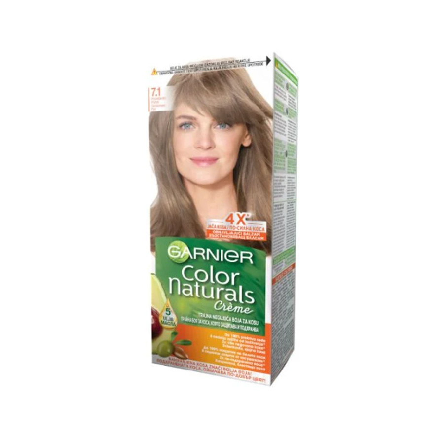 GARNIER COLOR NATURALS 7.1 PLAVA PEPELJASTA BOJA ZA KOSU