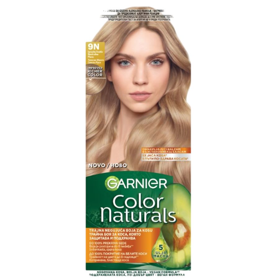 GARNIER COLOR NATURALS 9N IZUZETNO SVETLO PLAVA BOJA ZA KOSU