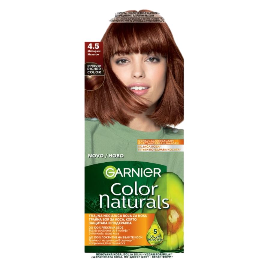 GARNIER COLOR NATURAS 4.5 MAHAGONI BOJA ZA KOSU