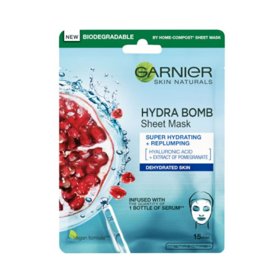 GARNIER HYDRA BOMB MASKA ZA LICE U MARAMICI 28 GR