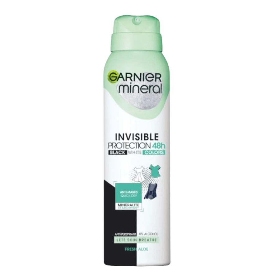 GARNIER INVISIBLE PROTECTION FRESH ALOE DEO 150ML