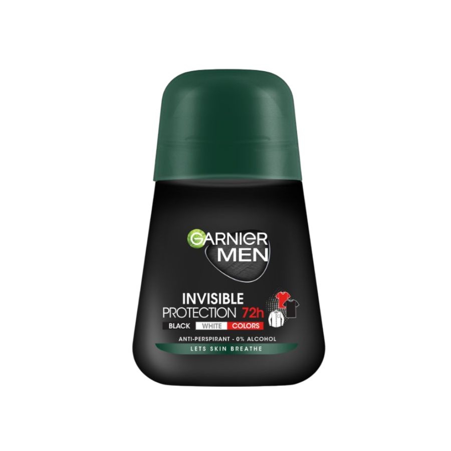 GARNIER MEN INVISIBLE PROTECTION 72H ROLL ON 50ML