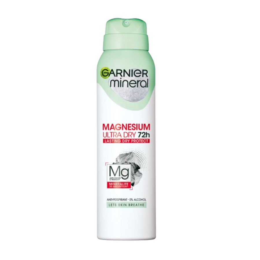 GARNIER MINERAL MAGNESIUM ULTRA DRY 72H DEO 150ML