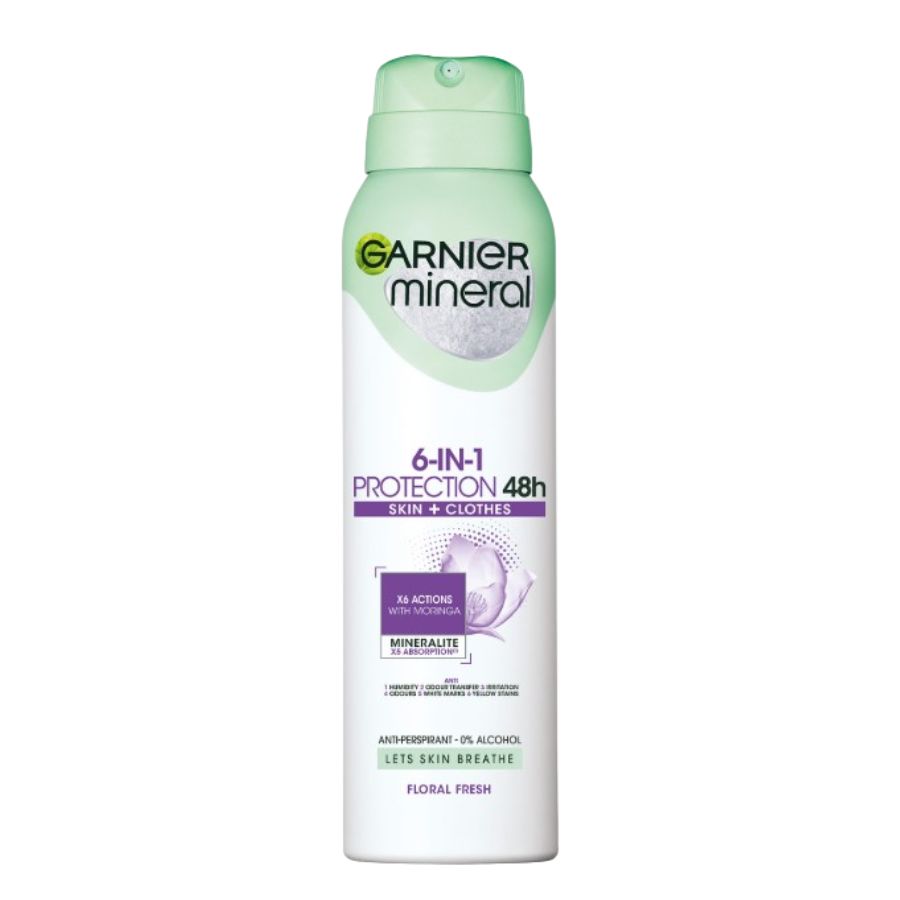 GARNIER PROTECTION 6IN1 FLORAL FRESH DEO 150ML