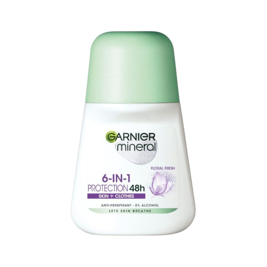 GARNIER PROTECTION 6IN1 FLORAL FRESH ROLL ON 50ML