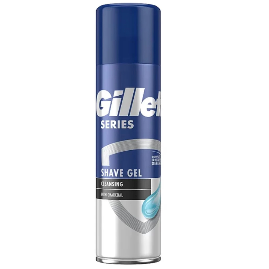 GILLETTE CLEANSING WITH CHARCOAL GEL ZA BRIJANJE 200ML