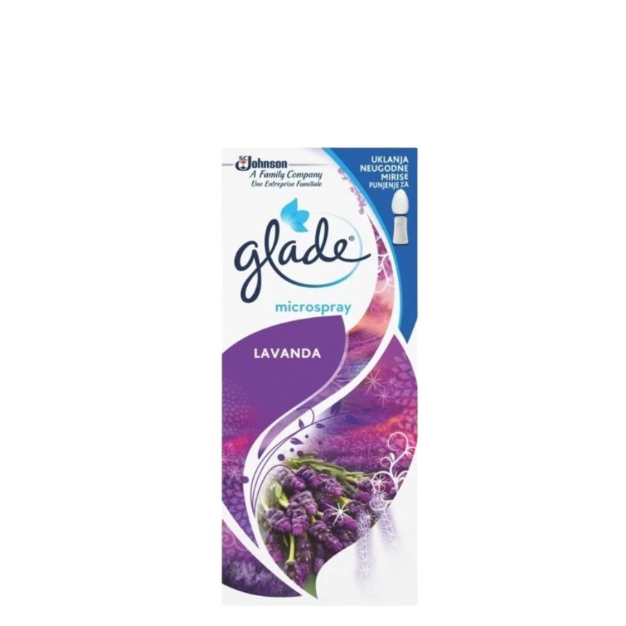 GLADE LAVANDA MIKROSPREJ OSVEŽIVAČ ZA TOALET REFIL 10ML