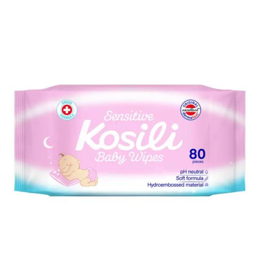 KOSILI ROZE BABY VLAŽNE MARAMICE 80 KOM