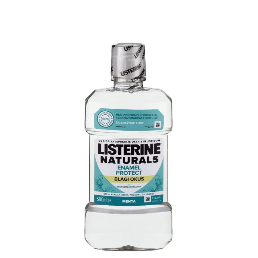 LISTERINE NATURALS ENAMEL PROTECT TEČNOST ZA ISPIRANJE 500ML