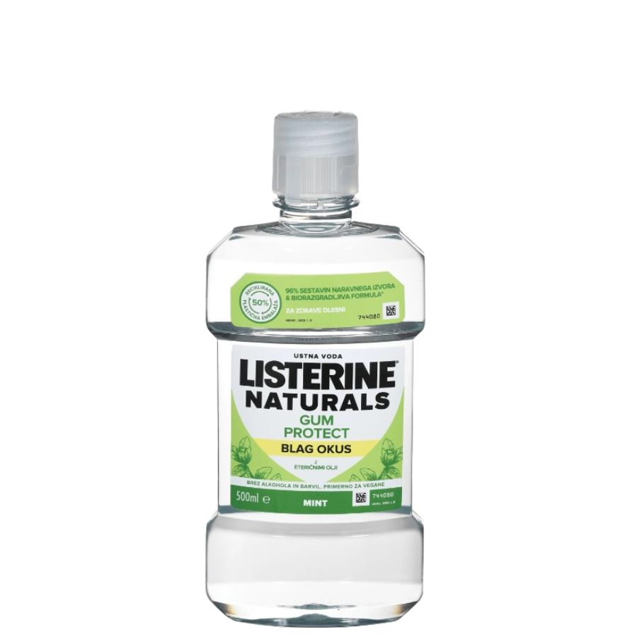 LISTERINE NATURALS GUM PROTECT TEČNOST ZA ISPIRANJE 500ML