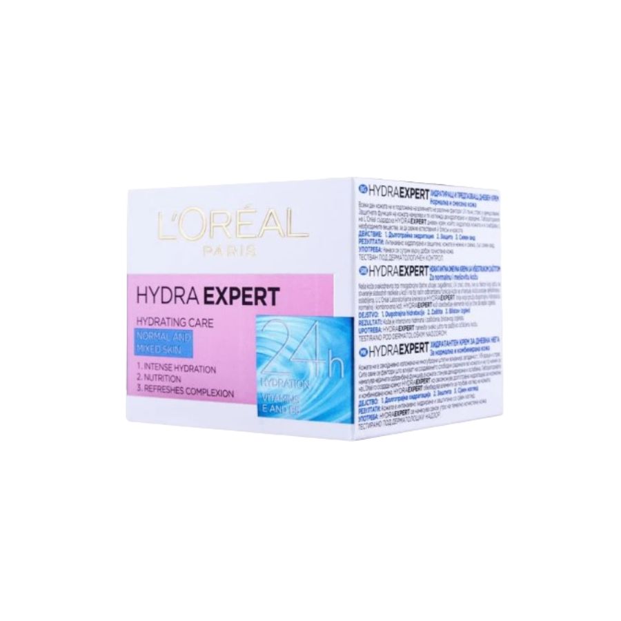 LOREAL HYDRA EXPERT ZA NORMALNU I MASNU KOŽU DNEVNA KREMA 50ML