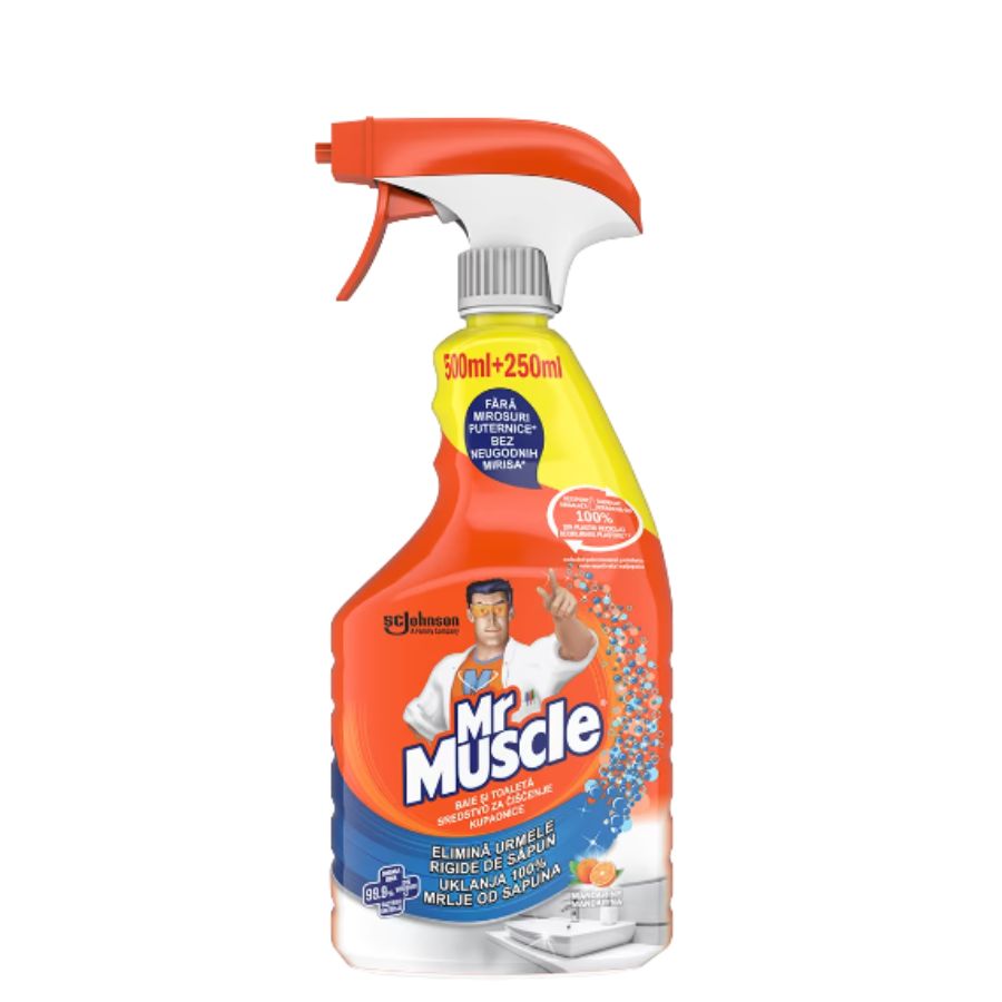 MR.MUSCLE ORANGE SREDSTVO ZA ČIŠĆENJE KUPATILA 750ML