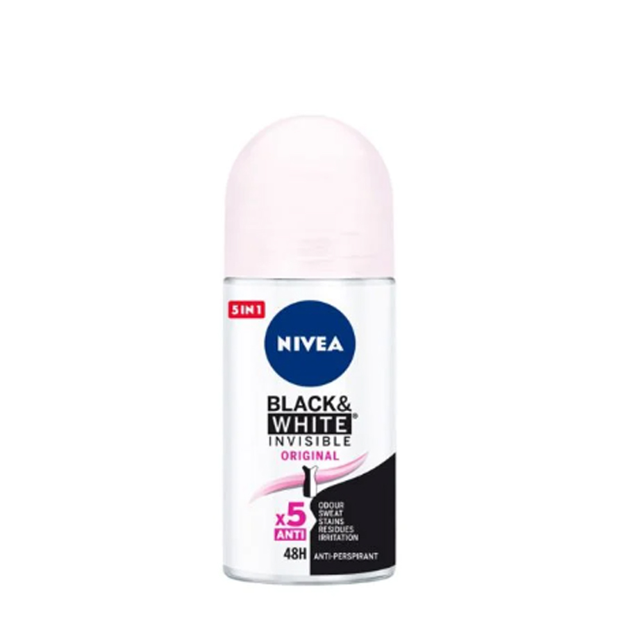 NIVEA BLACK&WHITE INVISIBLE ROLL ON 50 ML