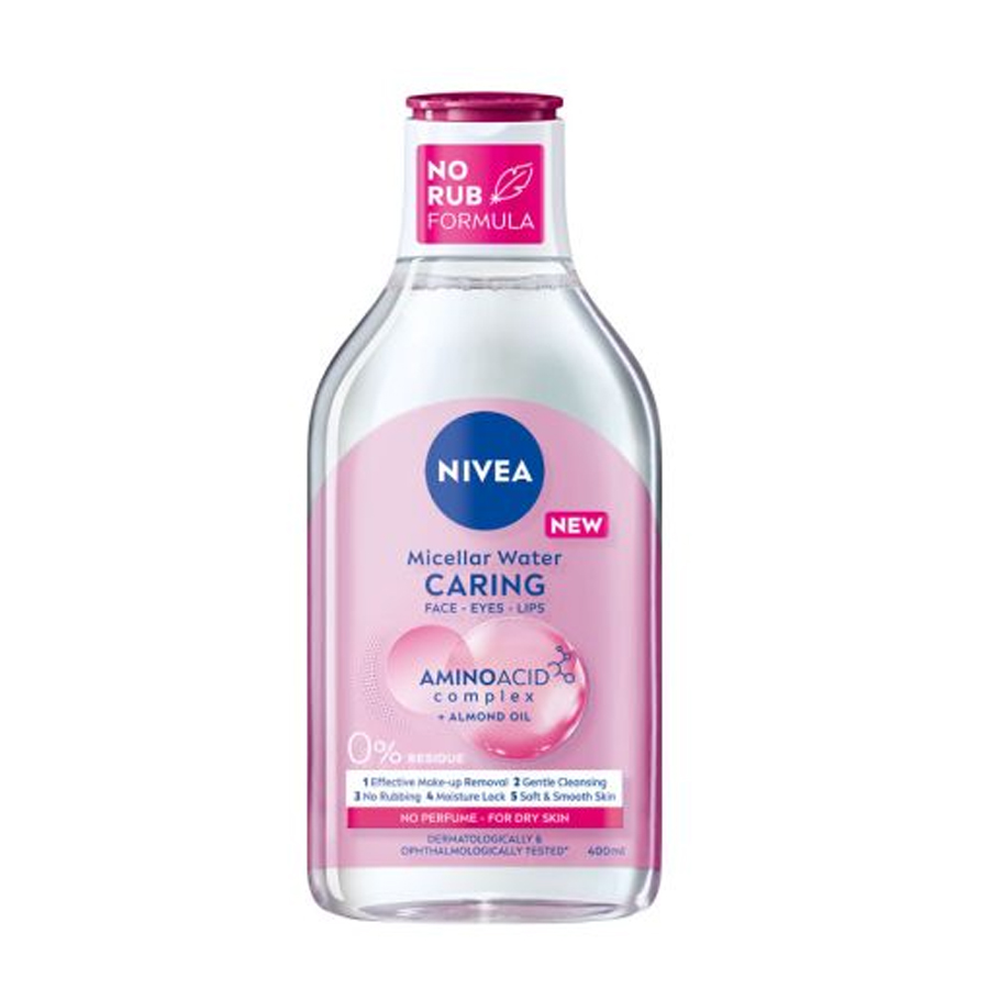 NIVEA CARING MICELARNA VODA ZA SUVU KOŽU 400 ML