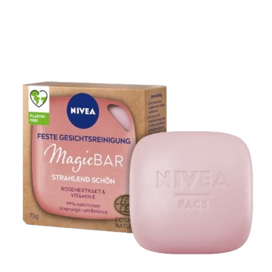 NIVEA MAGIC BAR RADIANCE RUŽA I VITAMIN E SAPUN ZA ČIŠĆENJE LICA 75G