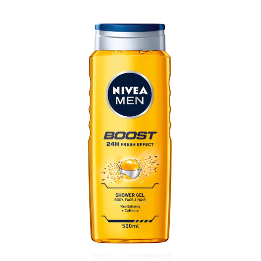 NIVEA MEN BOOST GEL ZA TUŠIRANJE 500 ML