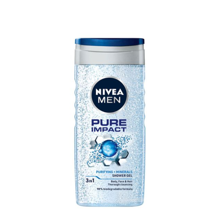 NIVEA MEN PURE IMPACT GEL ZA TUŠIRANJE 250 ML