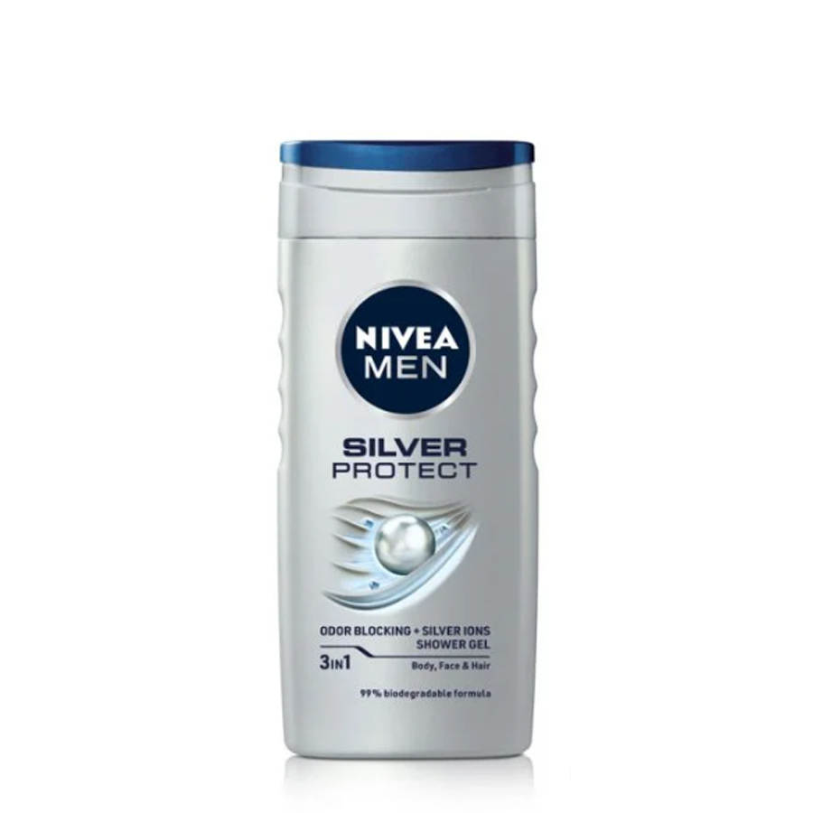 NIVEA MEN SILVER PROTECT GEL ZA TUŠIRANJE 250 ML