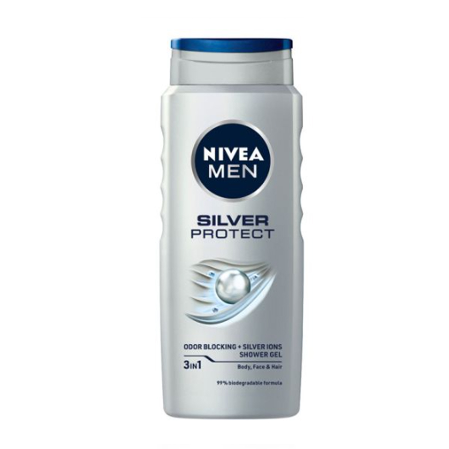 NIVEA MEN SILVER PROTECT GEL ZA TUŠIRANJE 500 ML