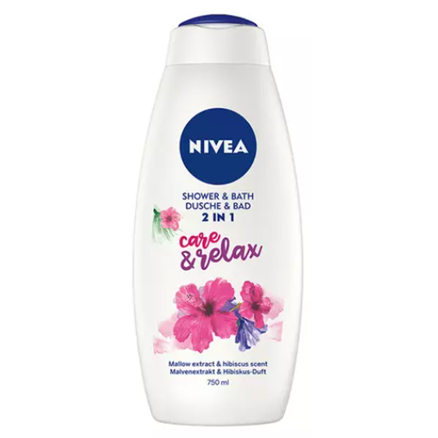 NIVEA RELAX HIBISKUS GEL ZA TUŠIRANJE 750 ML