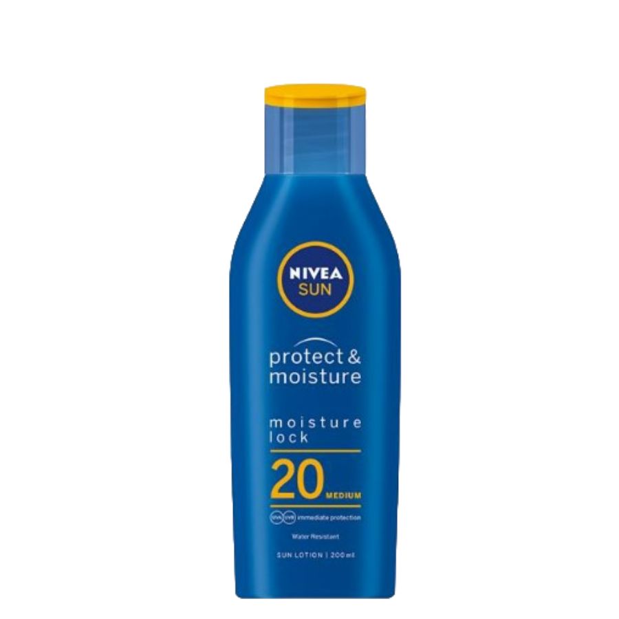 NIVEA SUN PROTECT&MOISTURE LOSION ZA ZAŠTITU OD SUNCA SPF20 200ML