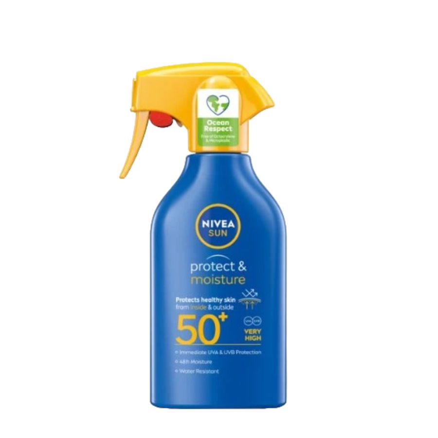 NIVEA SUN PROTECT&MOISTURE ZA ZAŠTITU OD SUNCA SPF50+ SPREJ 270ML