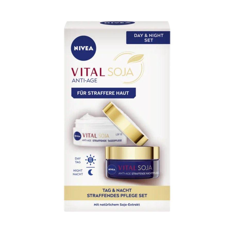 NIVEA VITAL SOJA SET (DNEVNA 50ML+NOĆNA 50ML) KREMA ZA LICE