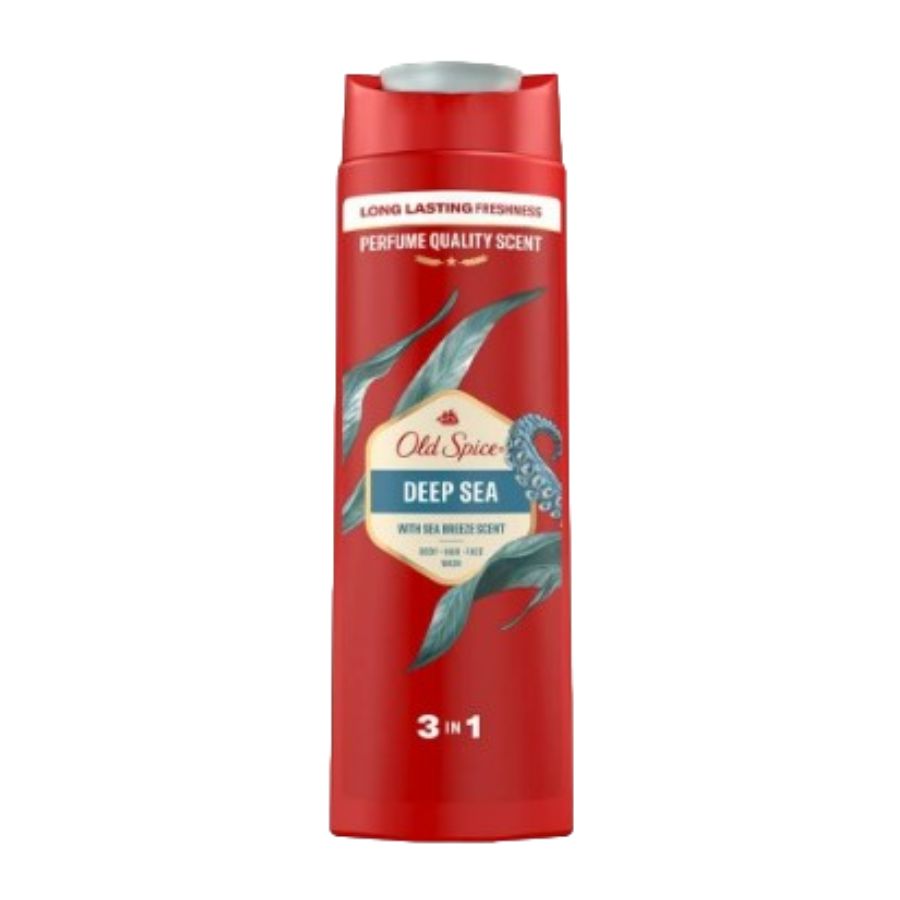 OLD SPICE DEEP SEA 3IN1 GEL ZA TUŠIRANJE 400ML