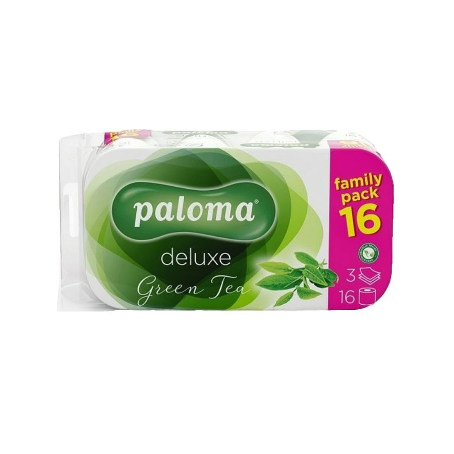 PALOMA 3SL GREEN TEA DELXE TOALET PAPIR 16/1