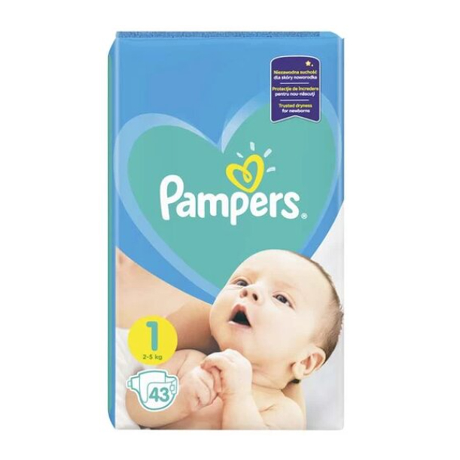 PAMPERS VPM 1 NEWBORN PELENE 43/1