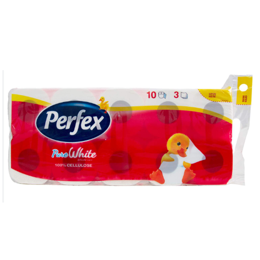 PERFEX 3SL PURE WHITE TOALET PAPIR 10/1