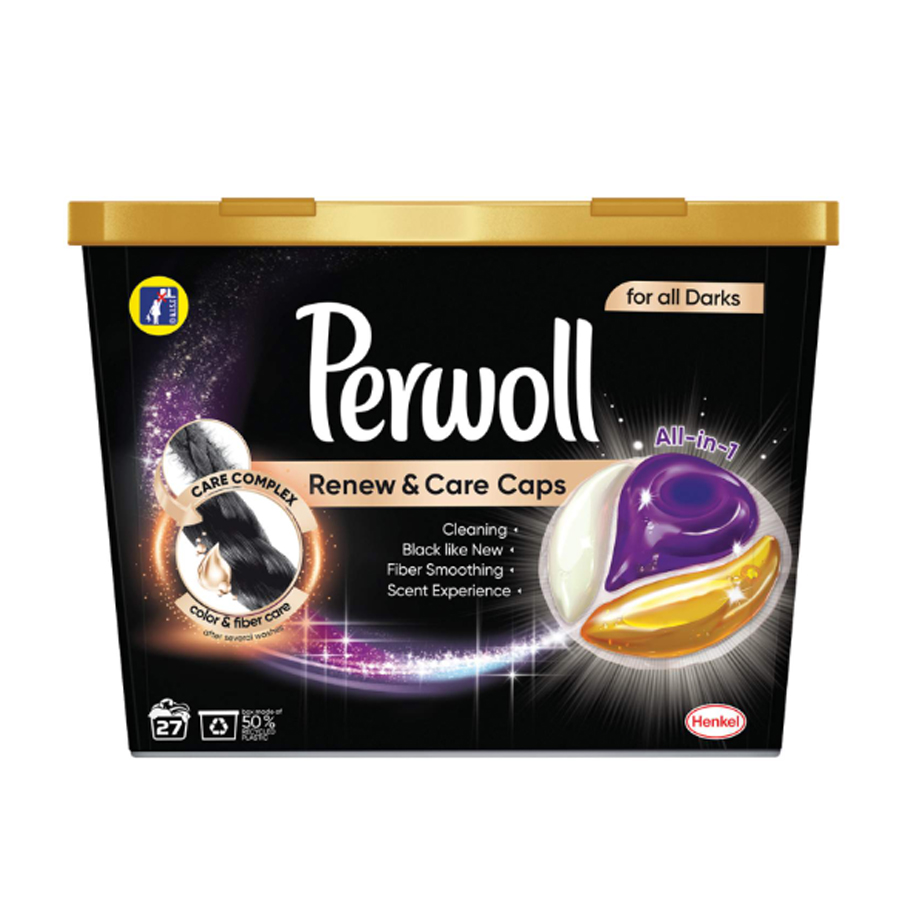 PERWOLL RENEW&CARE BLACK KAPSULE ZA VEŠ 27 KOM