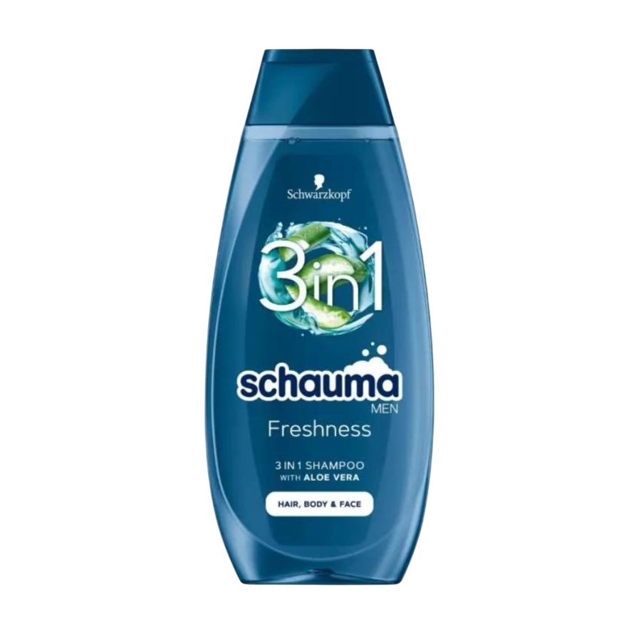 SCHAUMA MEN 3IN1 ALOE VERA ŠAMPON ZA KOSU 400ML