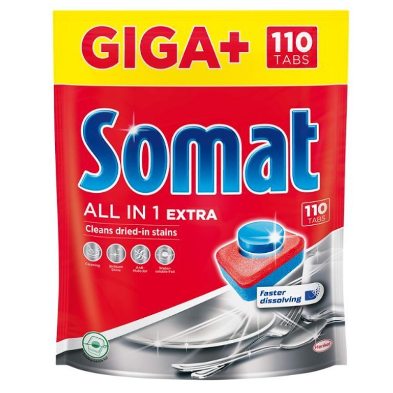 SOMAT ALL IN 1 EXTRA TABLETE ZA SUĐE 110 KOM