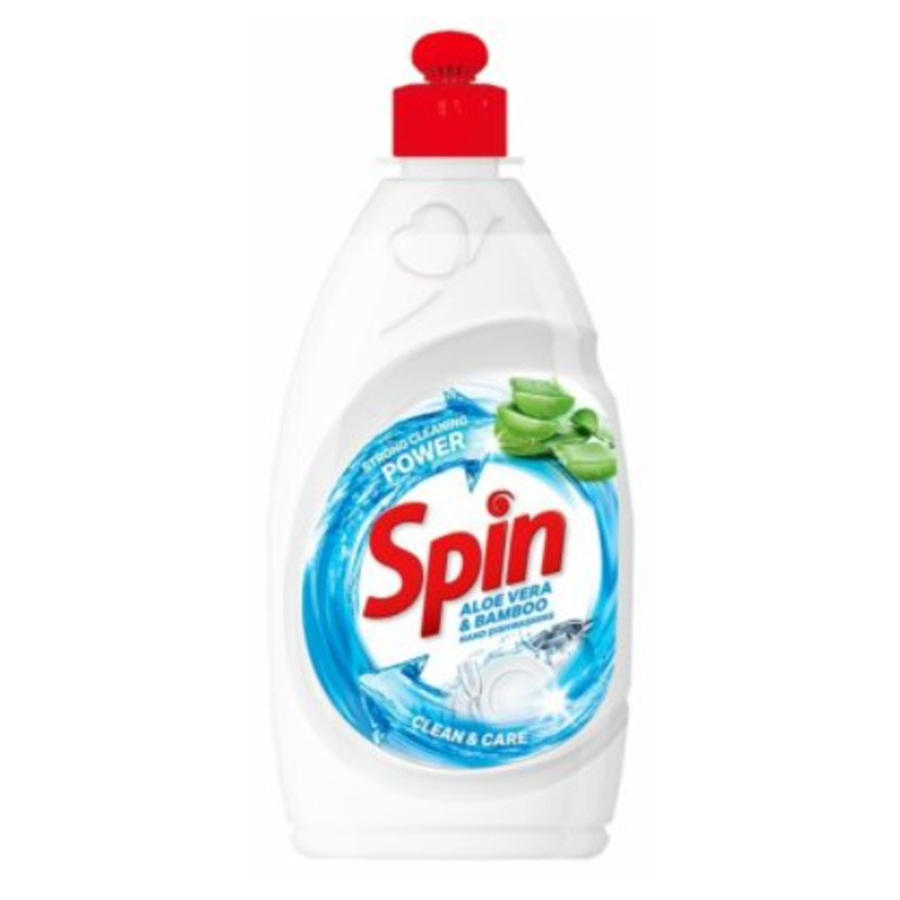 SPIN ALOE VERA&BAMBOO TEČNOST ZA SUĐE 450 ML