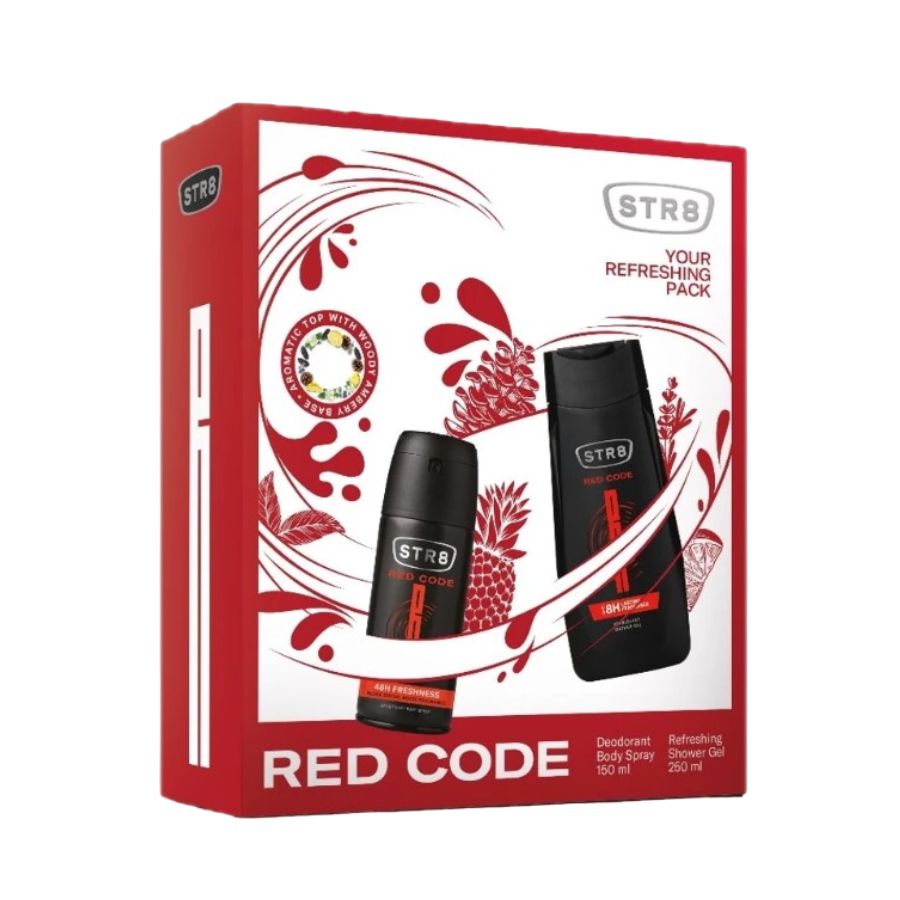 STR8 RED CODE SET (DEO+SHOWER GEL)